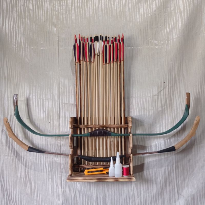Jual Rak Busur Panah Dua Tingkat dengan 27 Holder Arrow | Shopee Indonesia