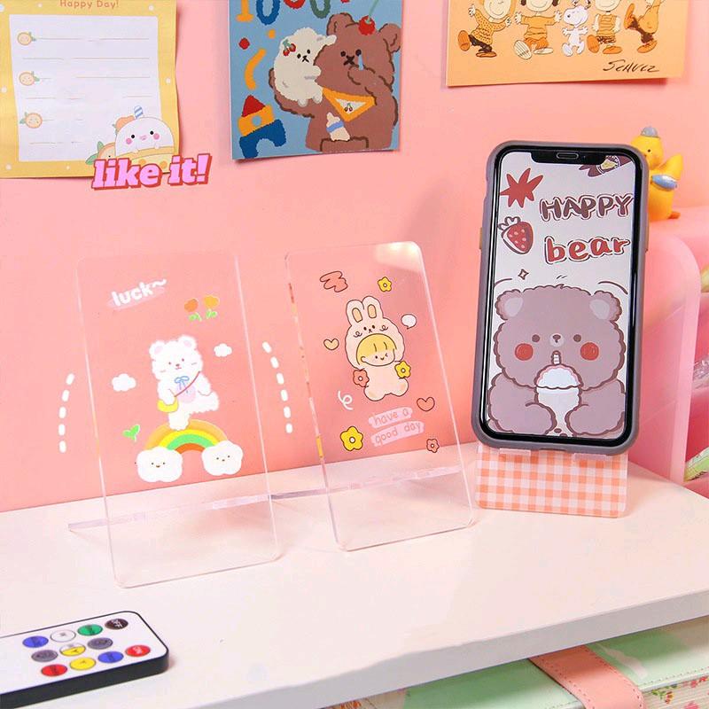 Jual Standing Handphone Akrilik/Sandaran Handphone Akrilik Motif Lucu ...