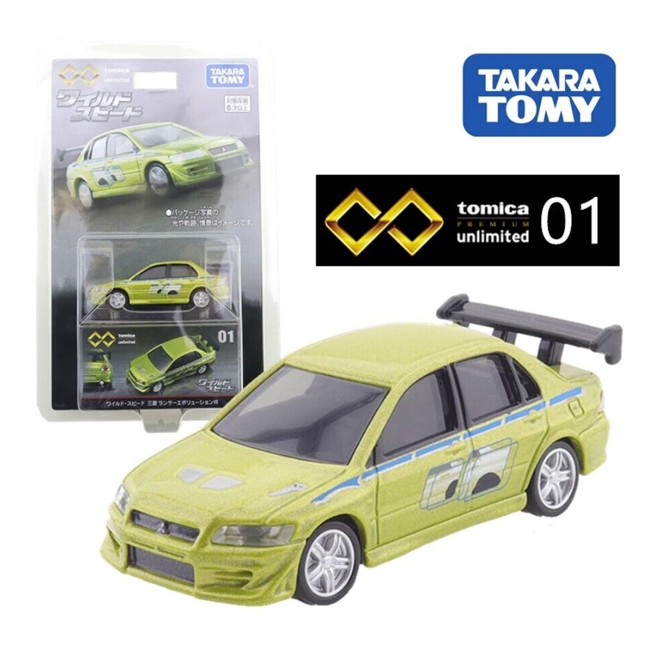 Jual Tomica Takara Tomy Premium Unlimited 01 Fast Furious Mitsubishi Lancer Evo VII | Shopee ...