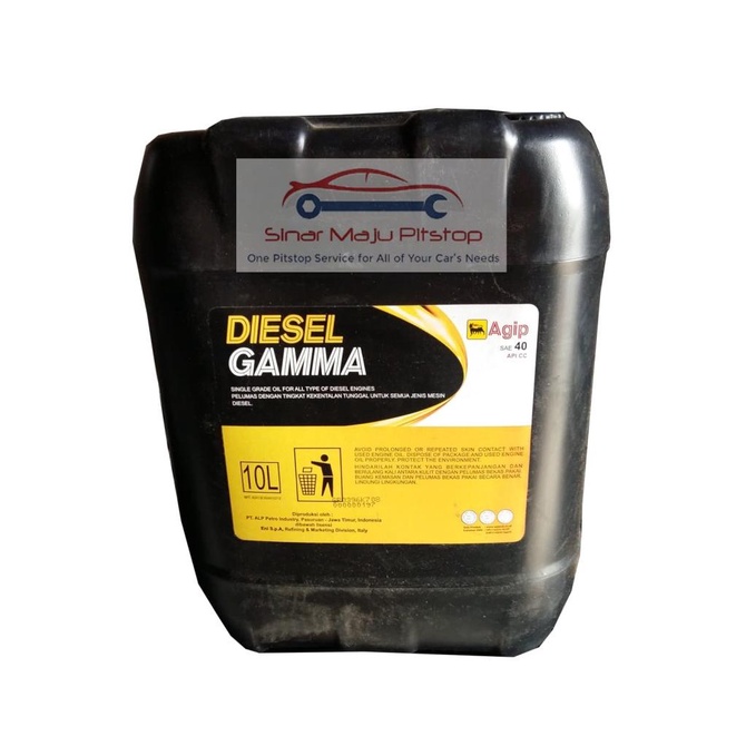 Jual OLI GENSET DIESEL / PELUMAS MESIN INDUSTRI PABRIK - AGIP GAMMA 10 ...