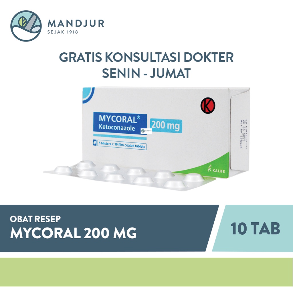 Jual Mycoral 200 mg 10 Tablet | Shopee Indonesia