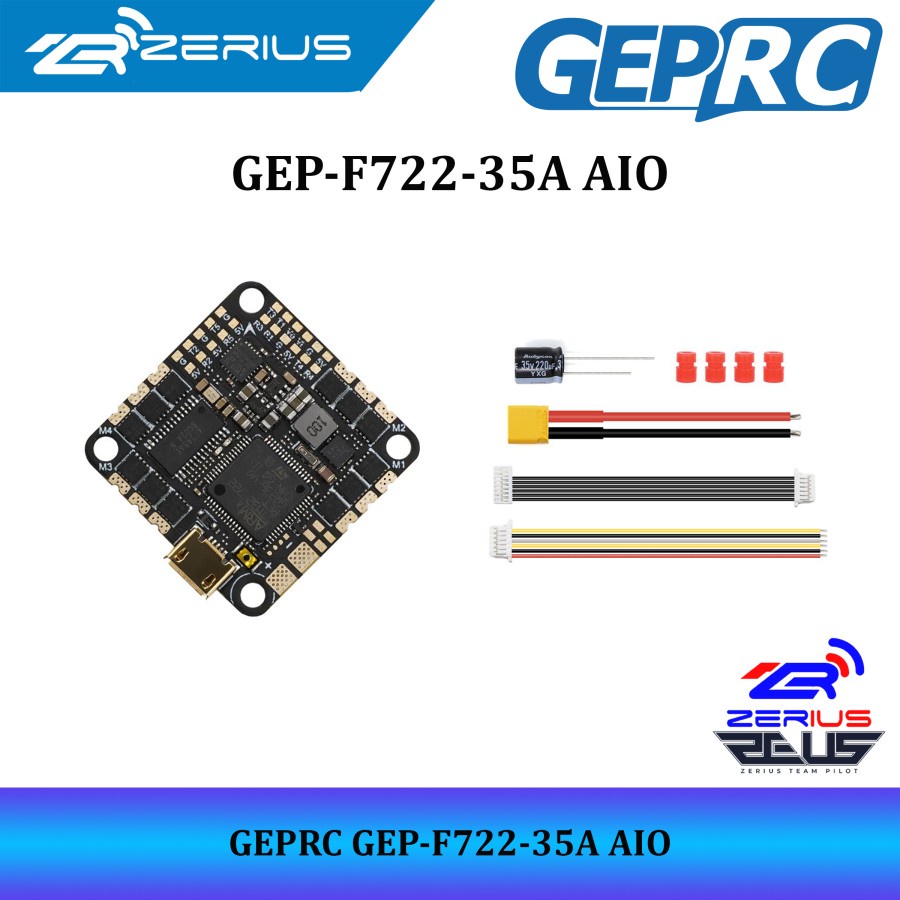 Jual GEPRC GEP-F722-35A AIO FC F722 35A ESC BLHeli-S | Shopee Indonesia