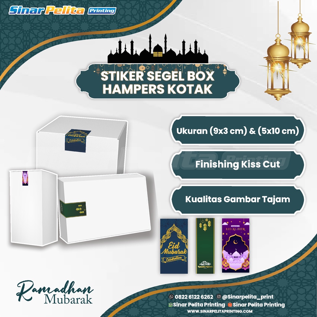 Jual Stiker Segel Hampers | Stiker Hampers Lebaran Murah Berkualitas ...