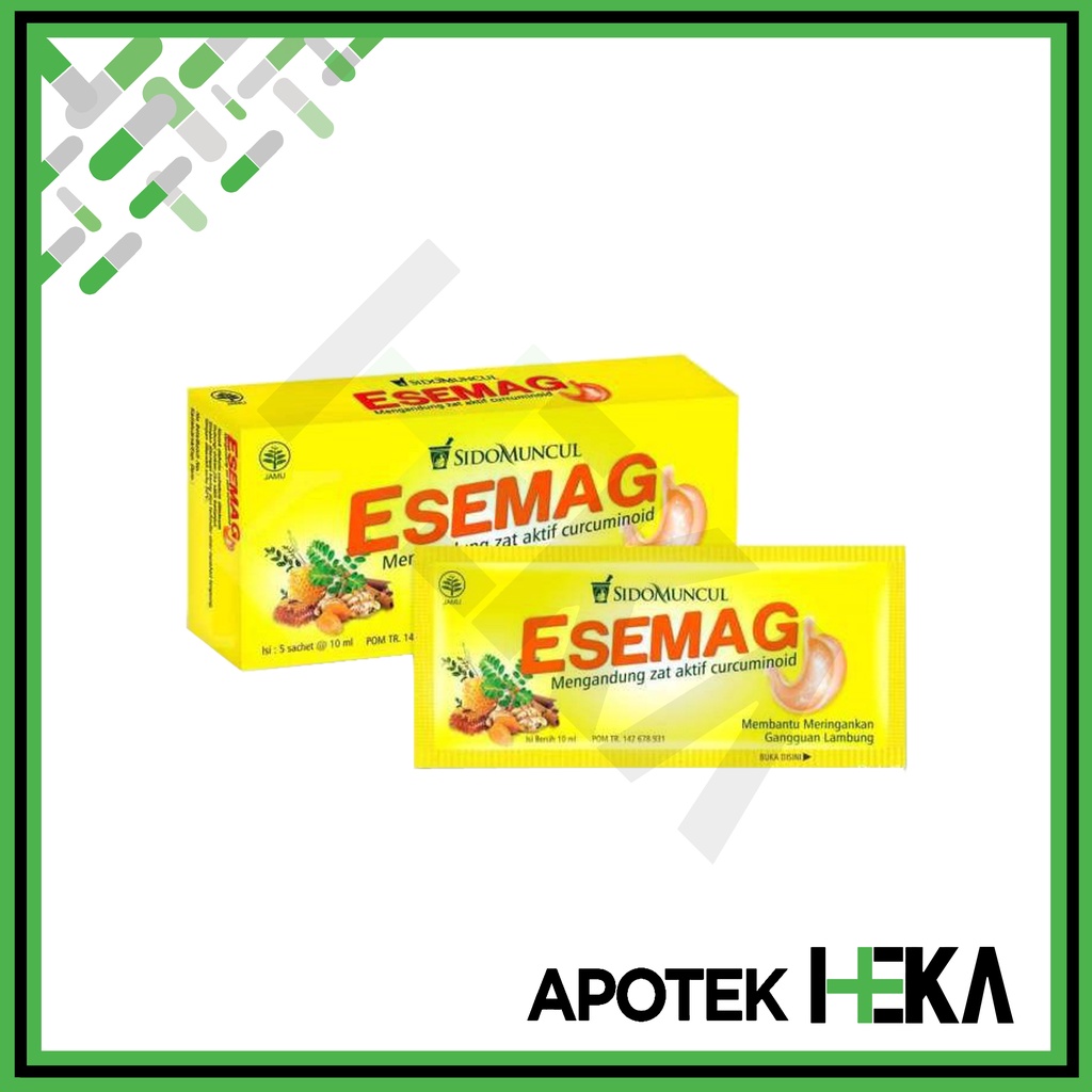 Jual Esemag Cair Box isi 5 Sachet - Sakit Perut Lambung (BANDUNG ...