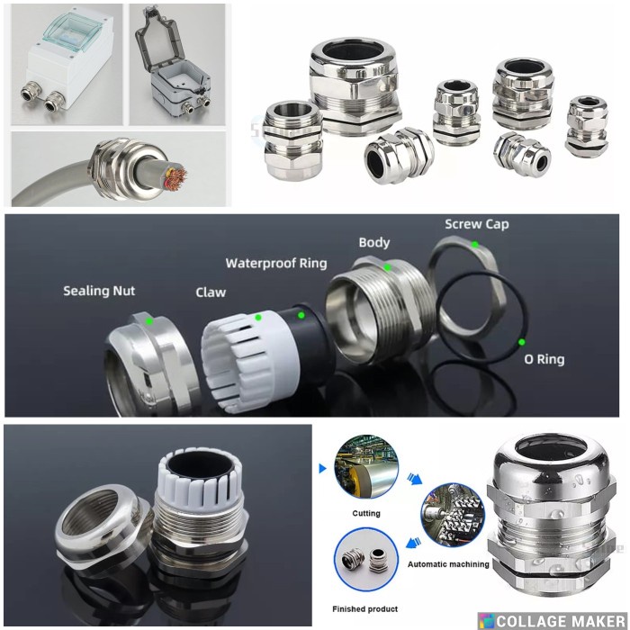 Jual Kabel Gland Pg Besi Cable Glan Brass Nikel Konektor Kabel Box ...