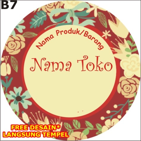 Jual STIKER BULAT ISI 26 PCS| STIKER PRODUK | STIKER KEMASAN | STIKER ...