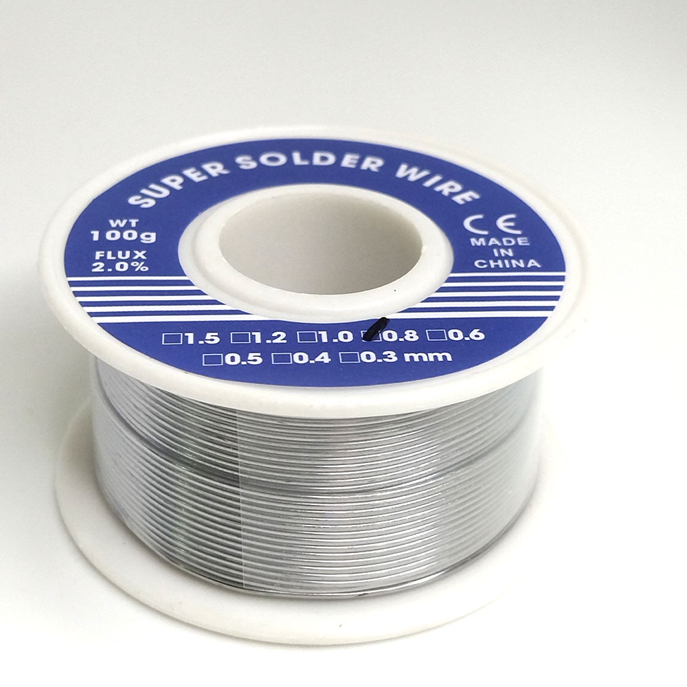 Jual Kawat Timah Solder 63/37 100gr 0.8 mm - B-2 - No Color | Shopee ...