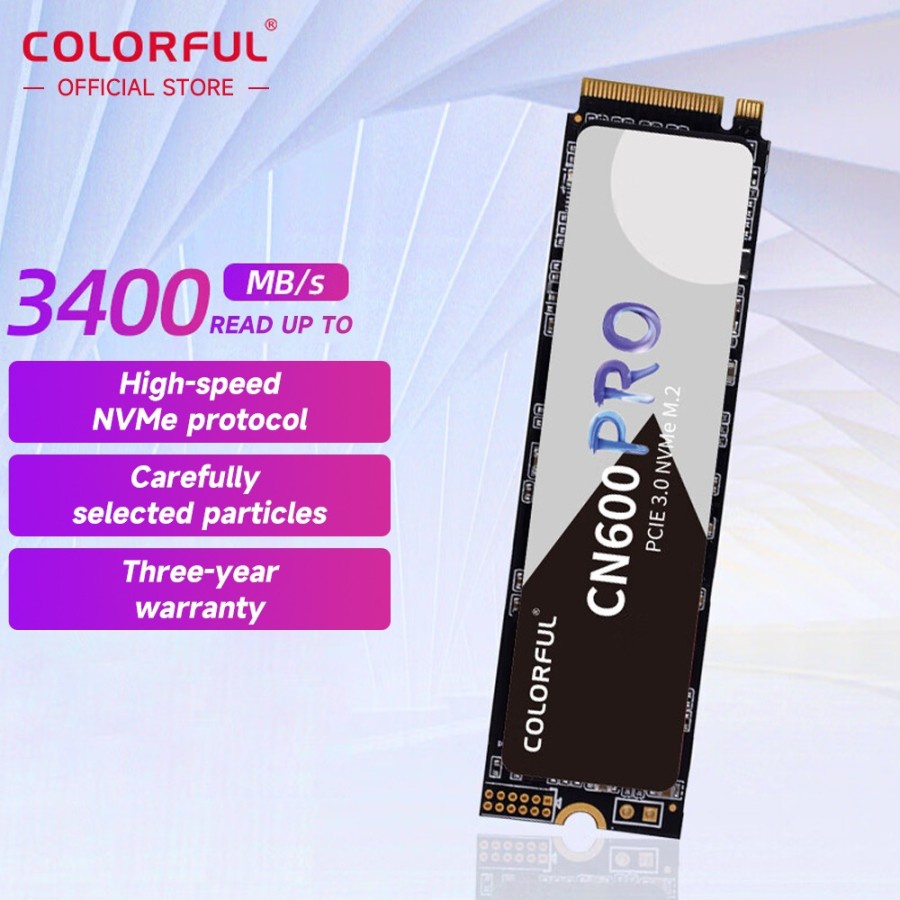 Jual SSD COLORFUL CN600 PRO 256GB NVME (3400MB/s) | Shopee Indonesia
