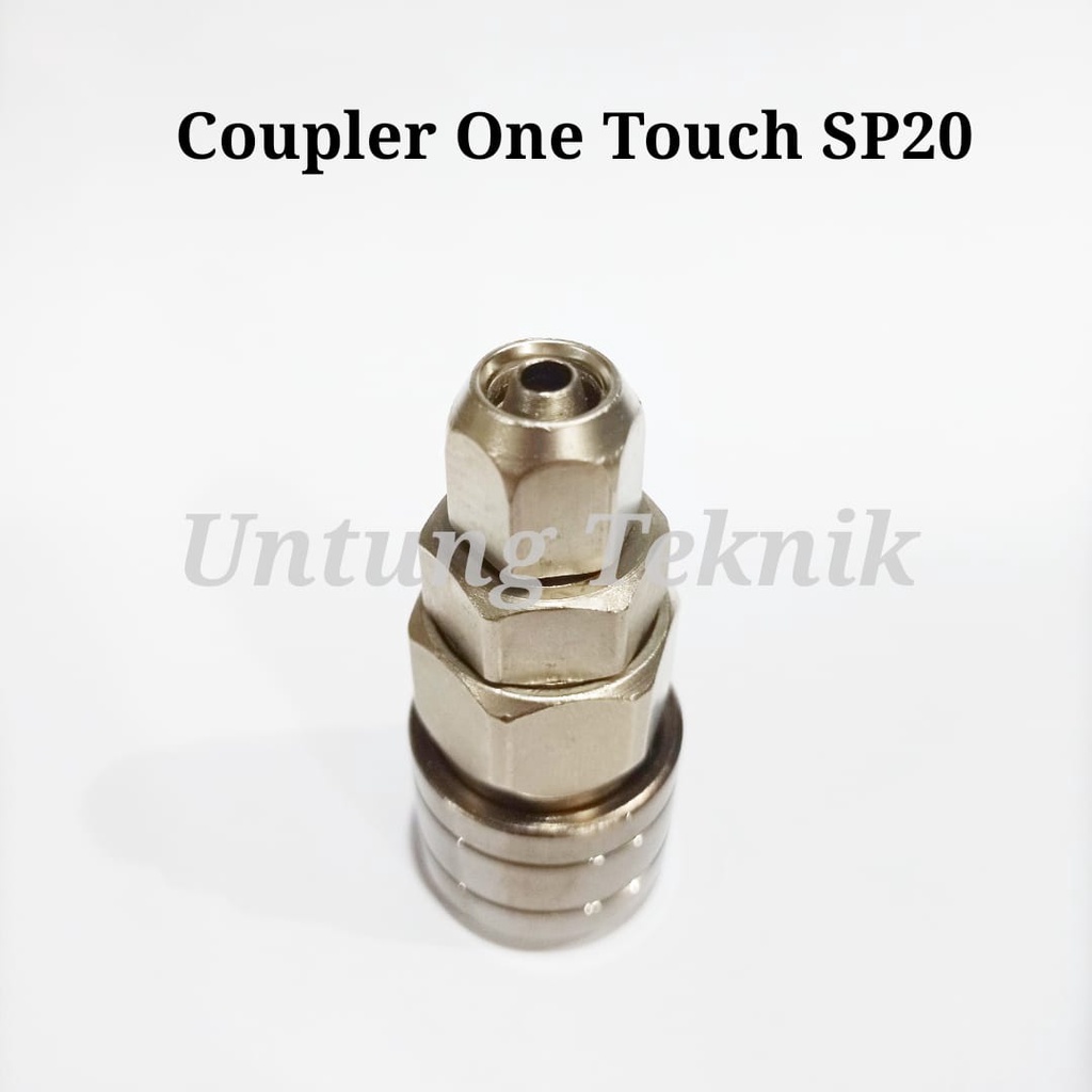 Jual Mollar SP20 One Touch Coupler - Kopling selang kompresor | Shopee ...