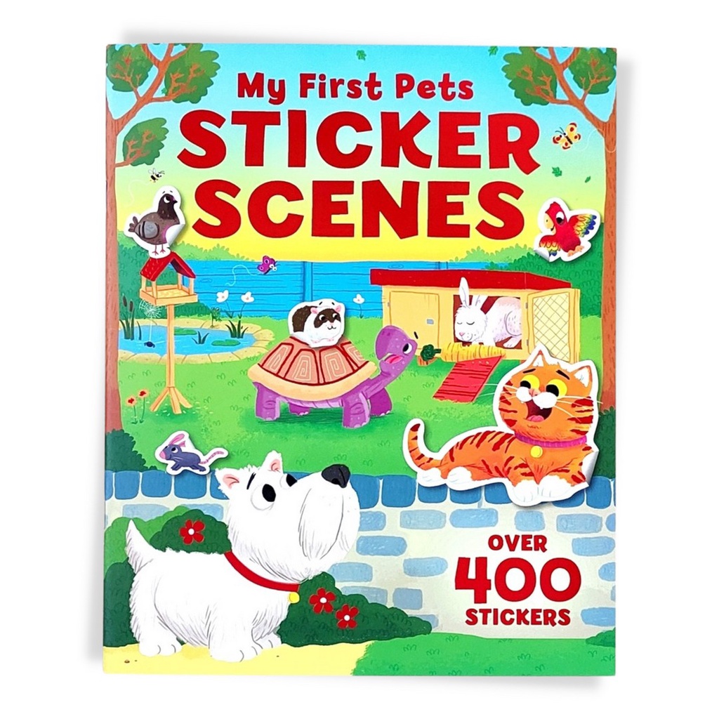 Jual (free gift) ORIGINAL My First Pets Sticker Scenes - Leon Books ...