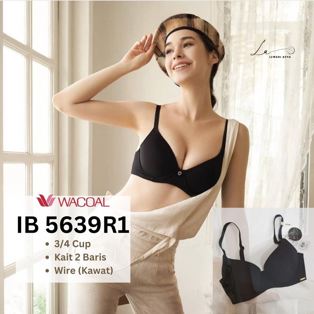Jual Wacoal Bra Basic wire 3/4 cup bra Casually IB 5639R1 kawat | Shopee Indonesia