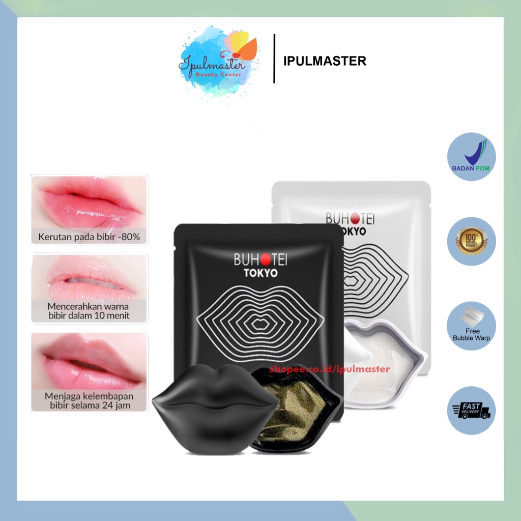 Jual BUHOTEI Lip Mask Niacinamide & Caviar Masker BIbir 60g | Shopee ...