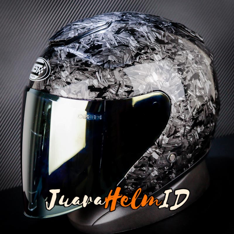 Jual WEST HELM NAJIMA MOTIF CARBON FORGED / HALF FACE SINGLE VISOR ...
