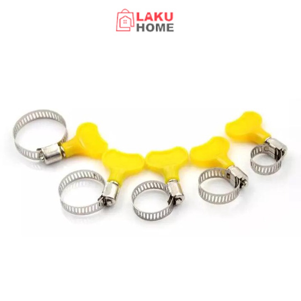 Jual LAKUHOME Klem selang air dan klem selang gas kuping berbagai ...