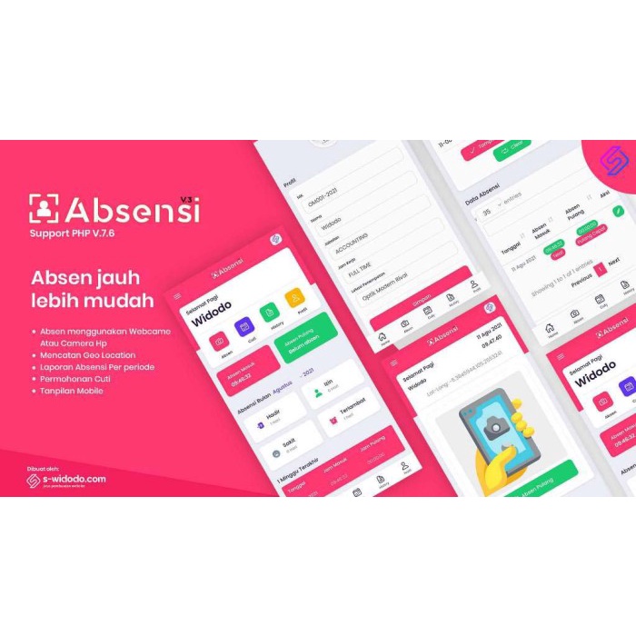 Jual App. Absensi Versi 3 + Install Permintaan Client | Shopee Indonesia