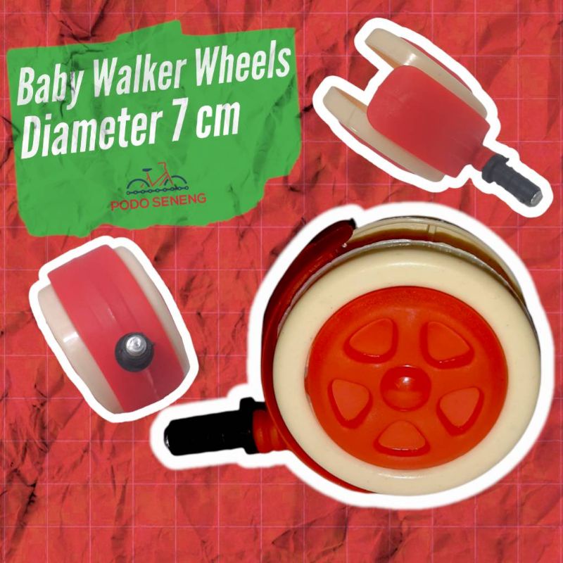 Jual Roda Baby Walker Tajimaku Tipe 102/601 Baby Walker Wheels | Shopee ...