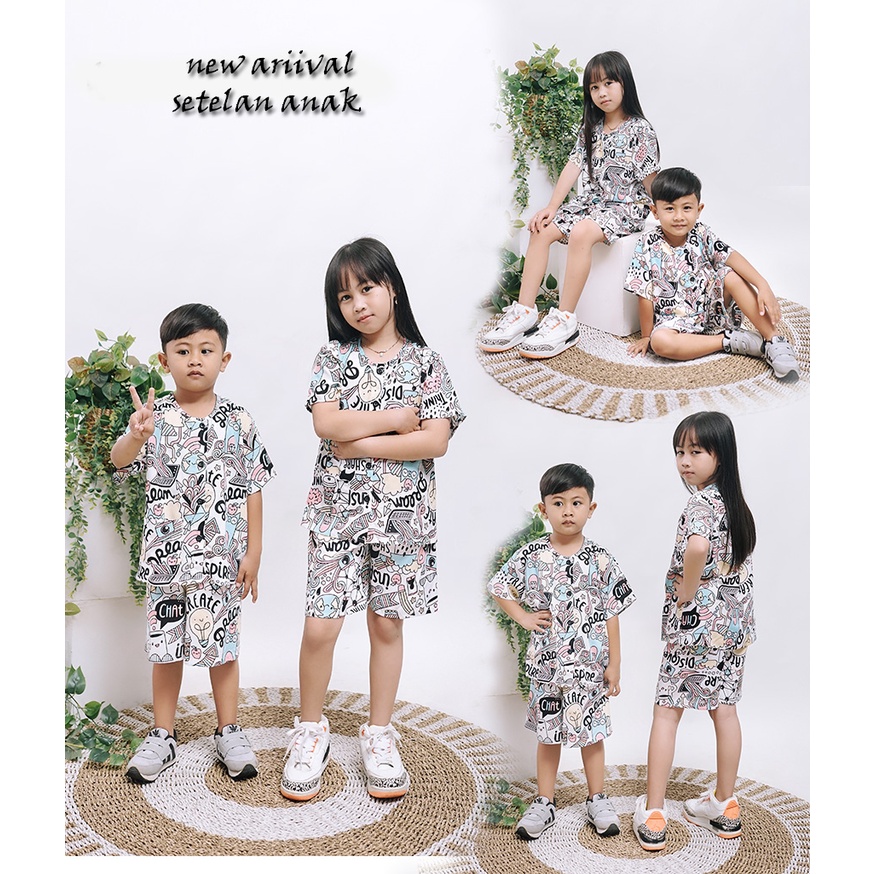 Jual Baju setelan anak bahan rayon premium 1-9 tahun | Shopee Indonesia