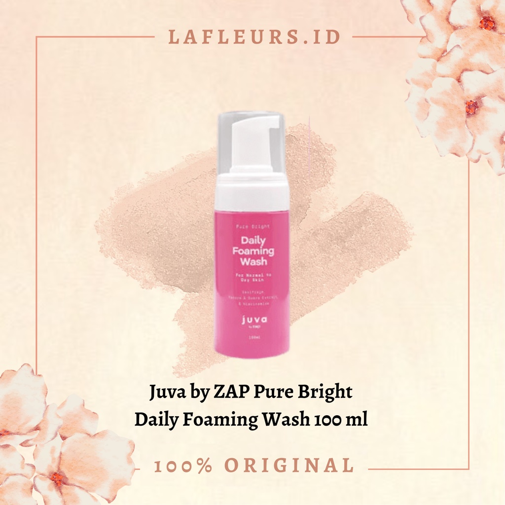 Jual Juva by Zap Pure Bright Daily Foaming Wash 100ml | Shopee Indonesia