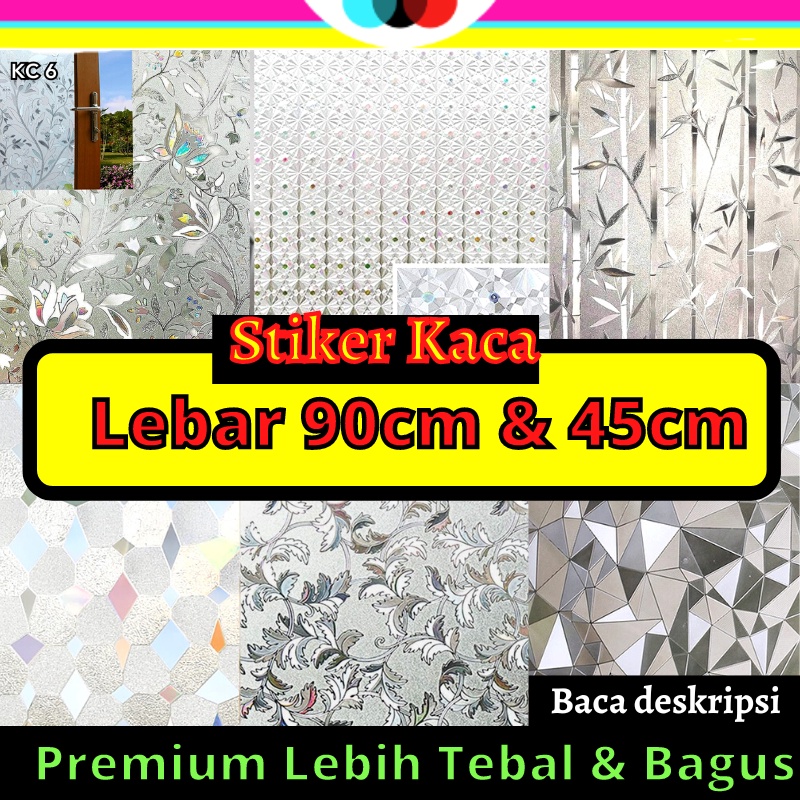 Jual STIKER STICKER DEKOR PINTU KACA PREMIUM HOLOGRAM SUNBLAST SANBLAST ...