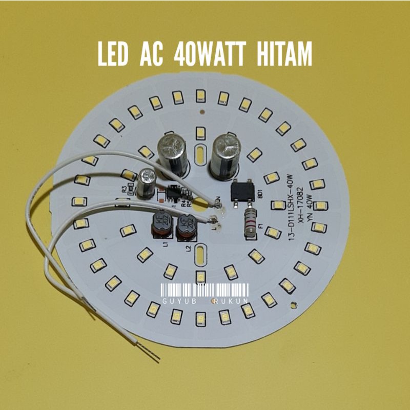 Jual LED AC HITAM ALL WATT ( DAYLIGHT/CAHAYA PUTIH ) | Shopee Indonesia