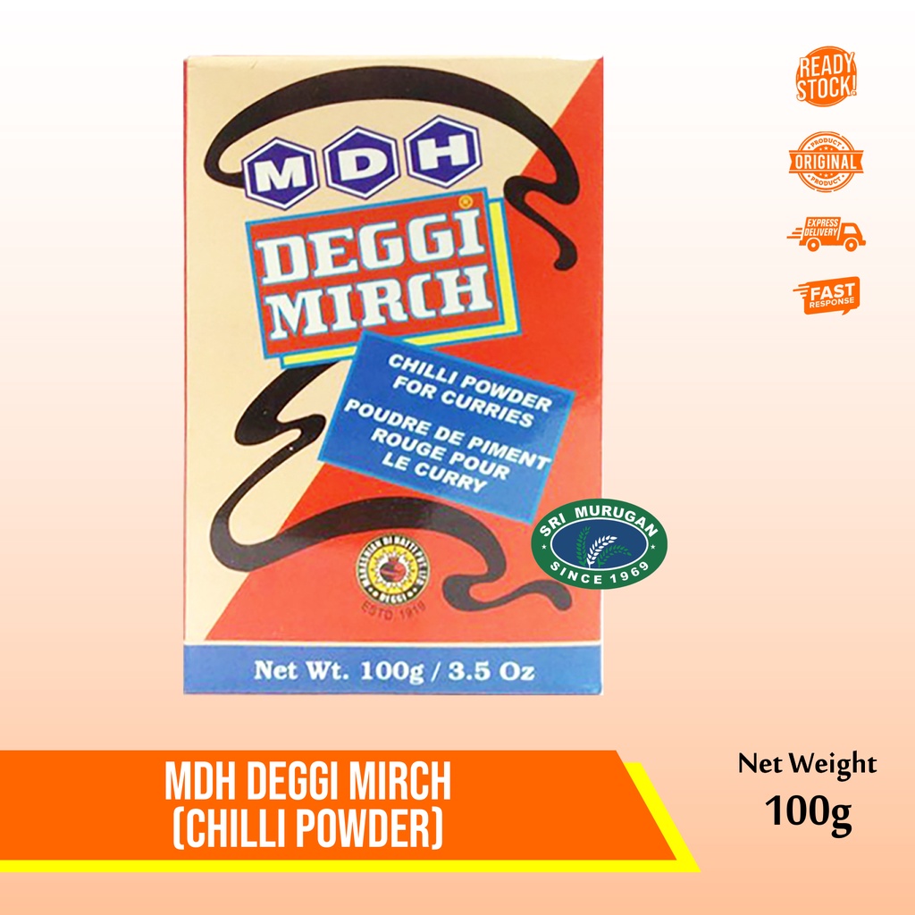 Jual MDH DEGGI MIRCH (CHILLI POWDER) 100g | Shopee Indonesia