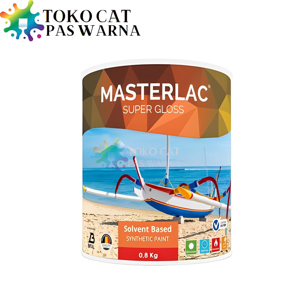 Jual Cat Kayu Dan Besi BITAL MASTERLAC Super Gloss Kemasan 0,8 Kg ...