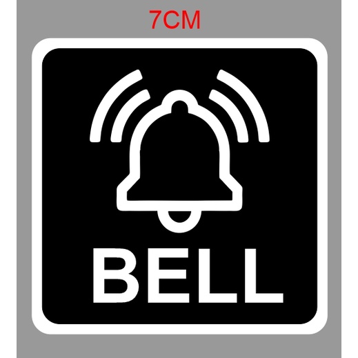 Jual Bel / Akrilik Tekan Bell / Sign Board Acrylic / Papan Tulisan ...