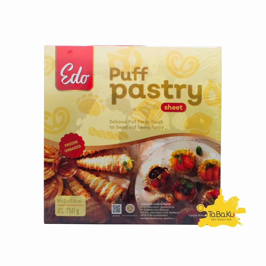 Jual Diamond Edo Puff Pastry Sheet 750gr | Shopee Indonesia