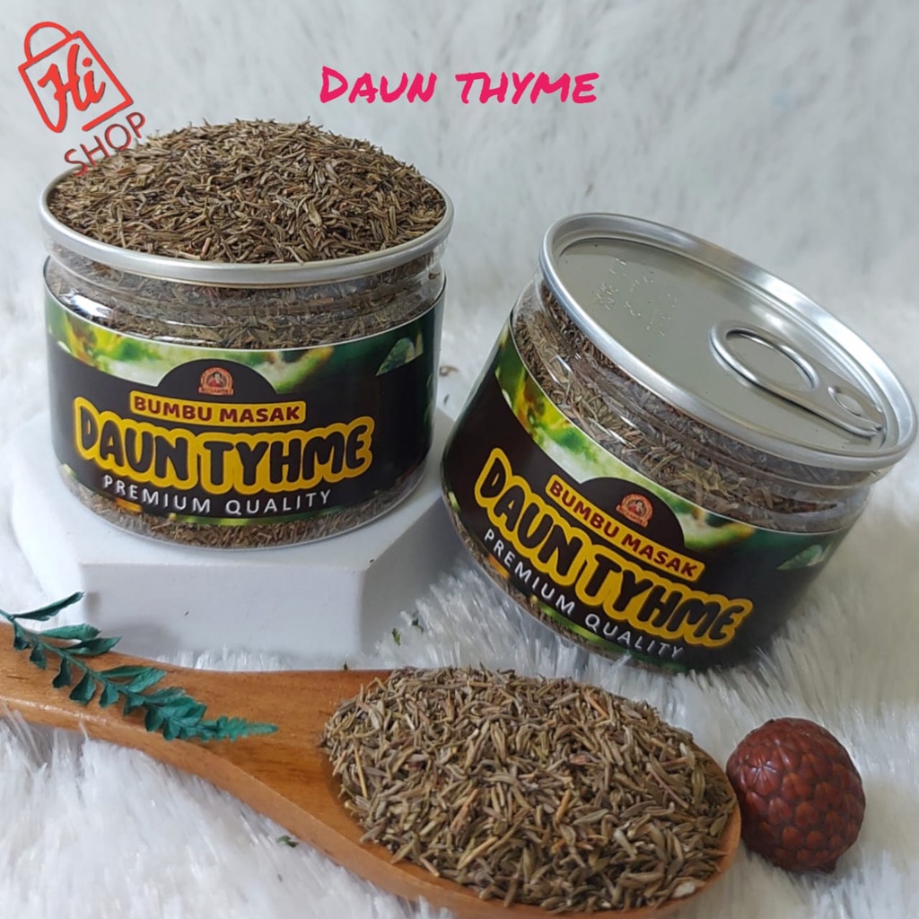 Jual Can Rempah Daun Thyme Timi Kering Zaatar Dried Thyme Leaves ...