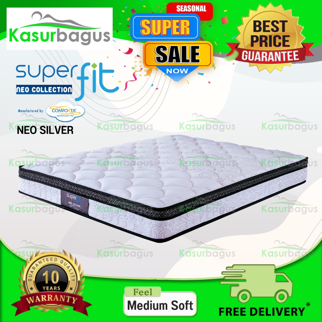 Jual Comforta SuperFit Kasur Springbed Neo Silver - Kasur Saja 160 180 ...