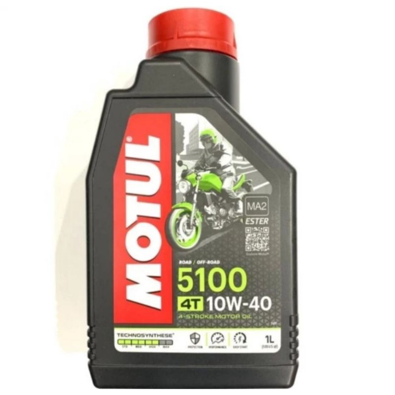 Jual OLI MOTUL 5100 4T 10W 40 1000 ML ESTER ORIGINAL OLI MESIN MOTUL ...