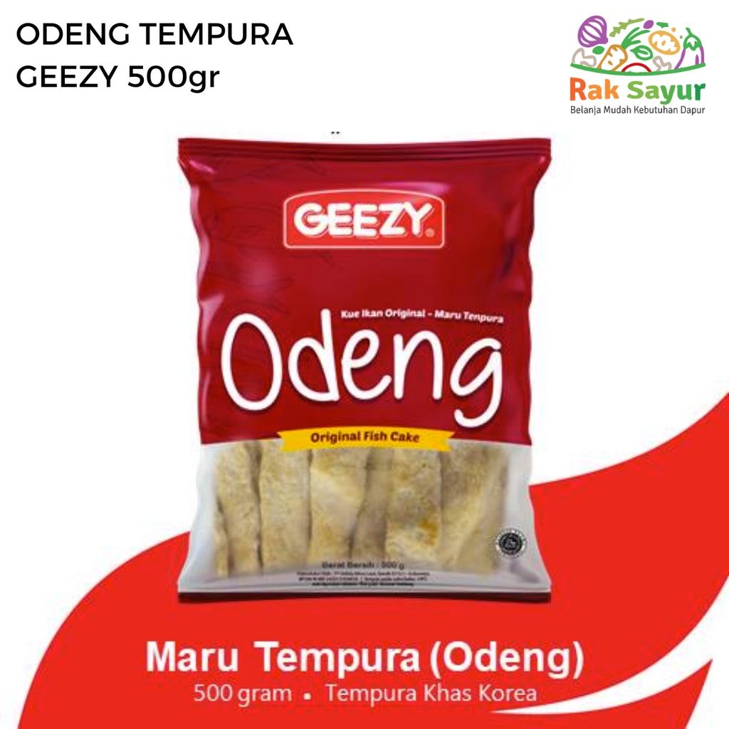 Jual Odeng Geezy 500gr Maru Tempura Khas Korea Frozenfood Rak Sayur ...