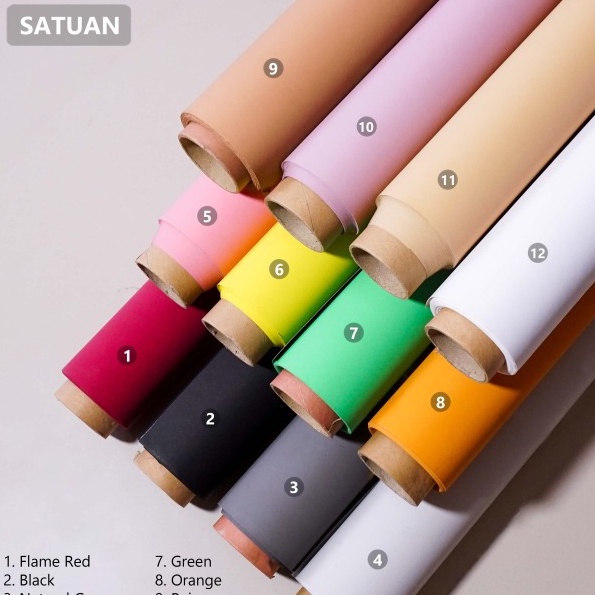 Jual BACKGROUND FOTO BACKDROP PHOTO ALAS FOTO STUDIO PRODUK KERTAS SEAMLESS PAPER 2 X 27M FLAME ...