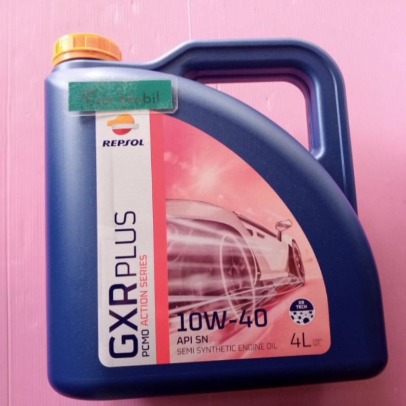 Jual Oli Mesin Repsol GXR Plus 10W-40 API SN Semi Synthetic Engine Oil ...