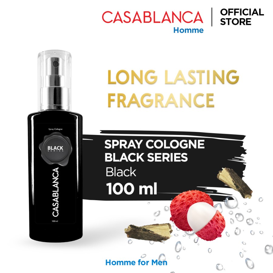 Jual Casablanca Spray Cologne Black Series - Black (B01) | Shopee Indonesia