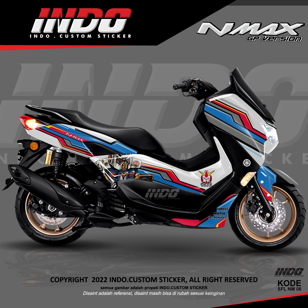 Jual DECAL NMAX FULL BODY STIKER NMAX NEW STIKER NMAX OLD DECAL NMAX ...