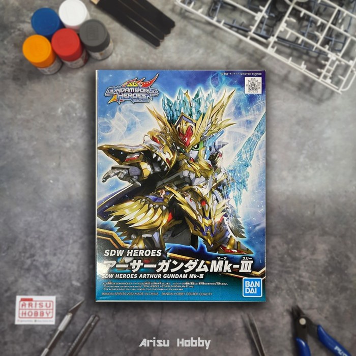 Jual SD SDW Arthur Gundam MK-III Gunpla Bandai Model Kit SD Wold Heroes ...