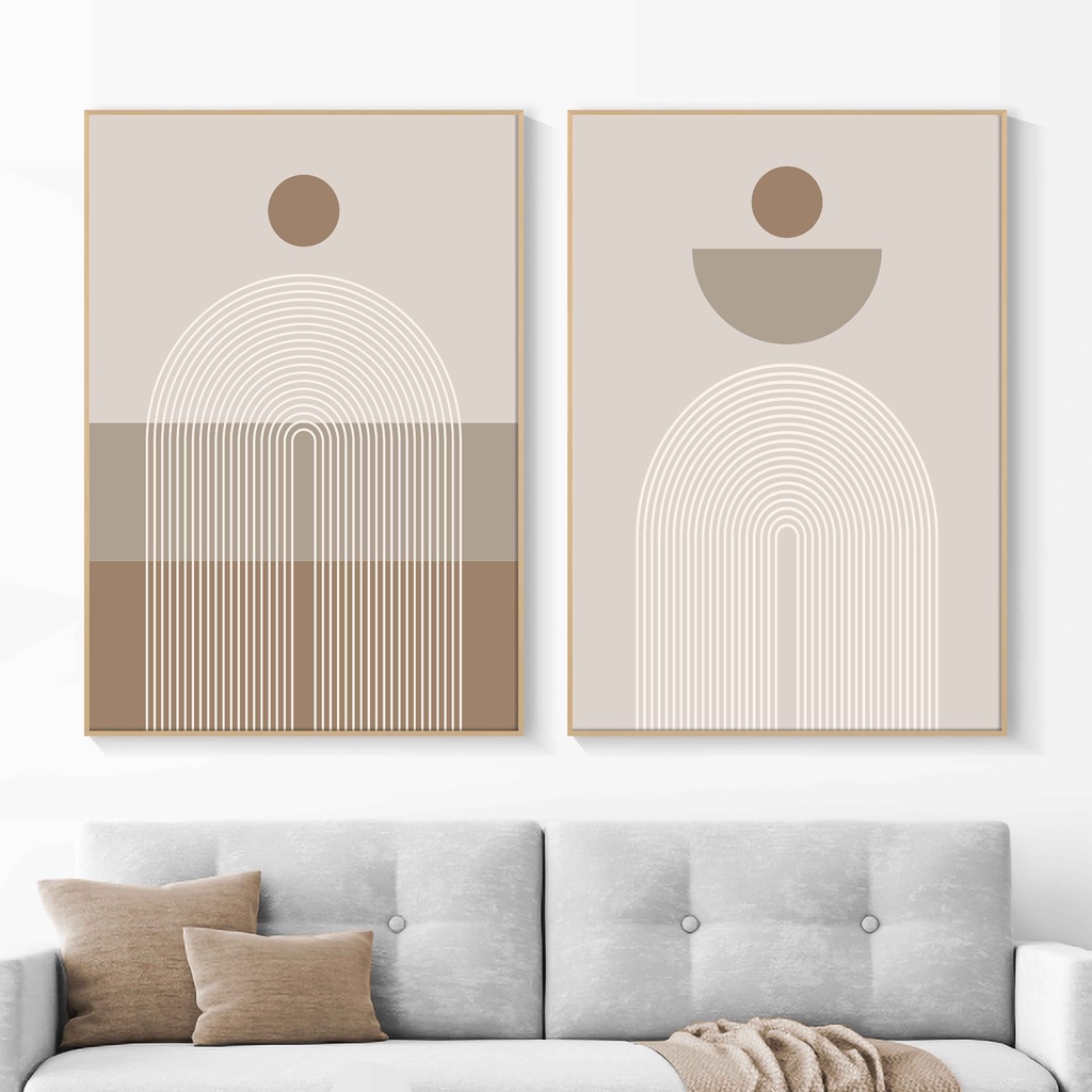 Jual Hiasan Dinding Ruang Tamu Minimalis 80x57cm & 40x57cm INCLUDE ...