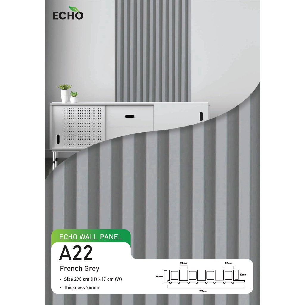 Jual Wallpanel Echo Wood / Wall 3D Panel Salur Motif Kayu Tinggi 145 cm | Shopee Indonesia