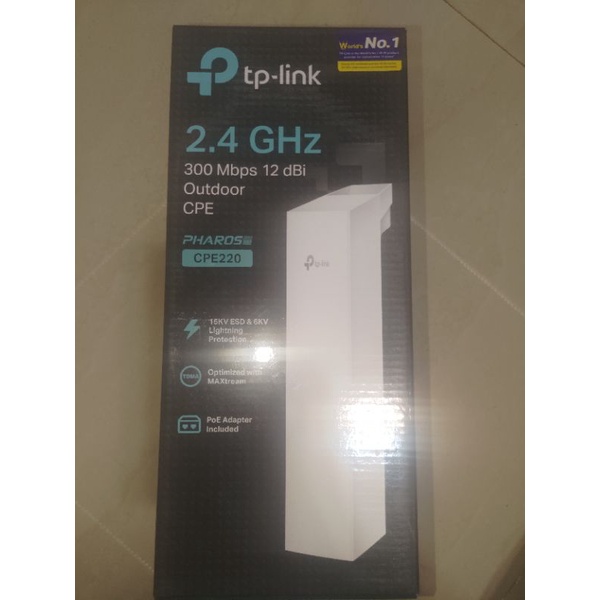 Jual Tp Link CPE 220 300Mbps Werless outdoor | Shopee Indonesia