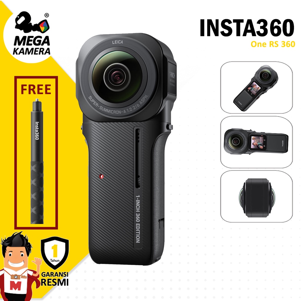 Jual Insta360 ONE RS 1-Inch 360 Edition Camera - Pocket Camera | Shopee Indonesia