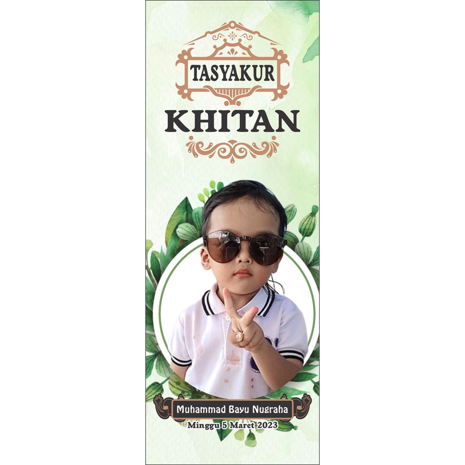 Jual Spanduk Banner Tasyakur Khitan Custom | Shopee Indonesia