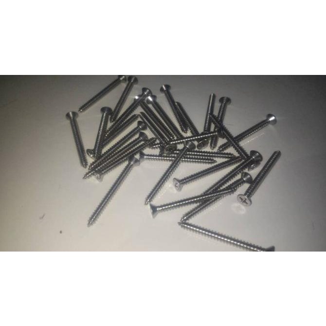 Jual Skrup Tapping FH SS 8X1 " Sekrup Stainless Stell SUS 304 isi 100 ...