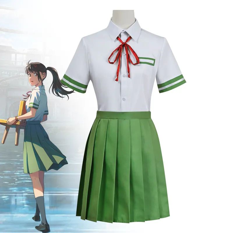 Jual (READY STOCK) suzume no tojimari costume cosplay seifuku Japan ...
