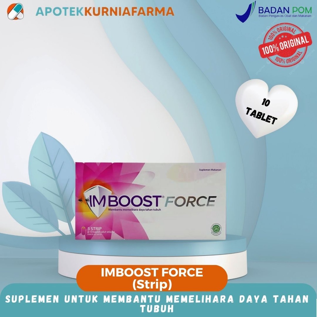 Jual Imboost Force 10 Kaplet - Suplemen Untuk Memelihara Daya Tahan ...