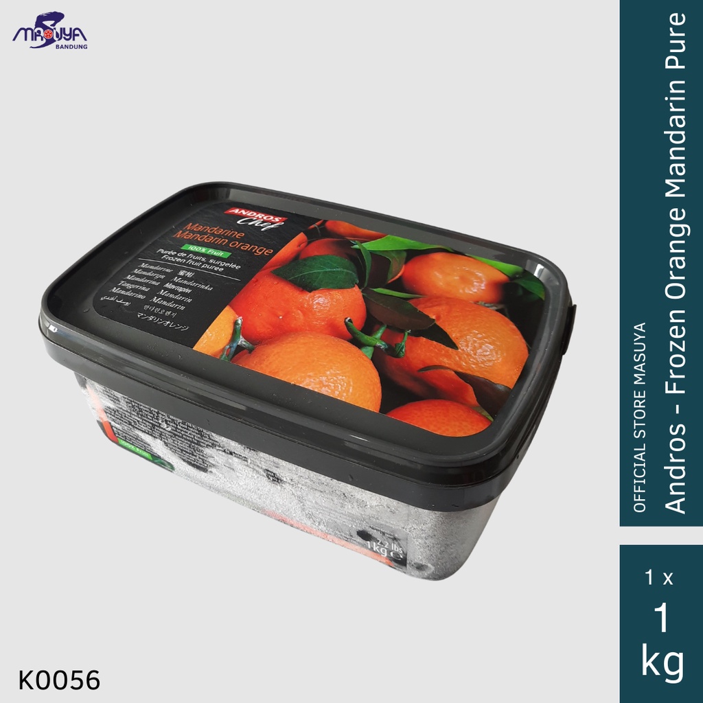 Jual Andros Mandarin Orange Puree - 1kg | Shopee Indonesia