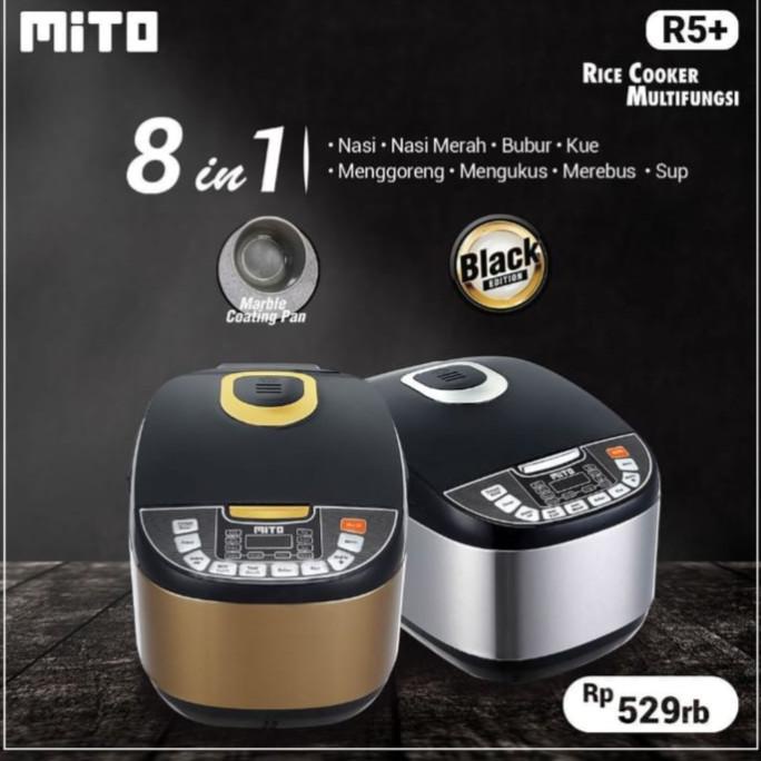 Jual Mito R5 Plus R5+ Digital Rice Cooker 8in1 (2 Liter) - Gold/Silver ...