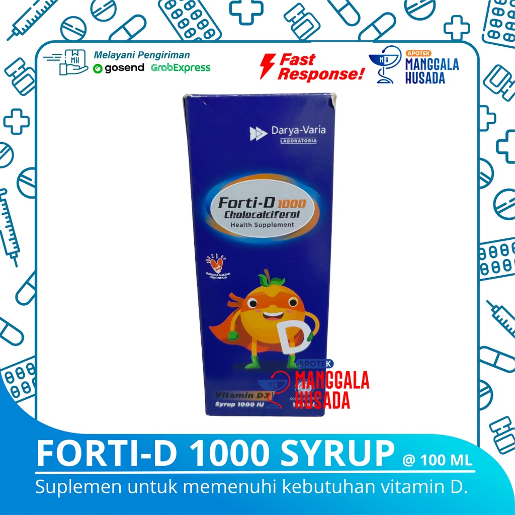Jual FORTI D 1000 SYRUP @ 100 ML | Shopee Indonesia