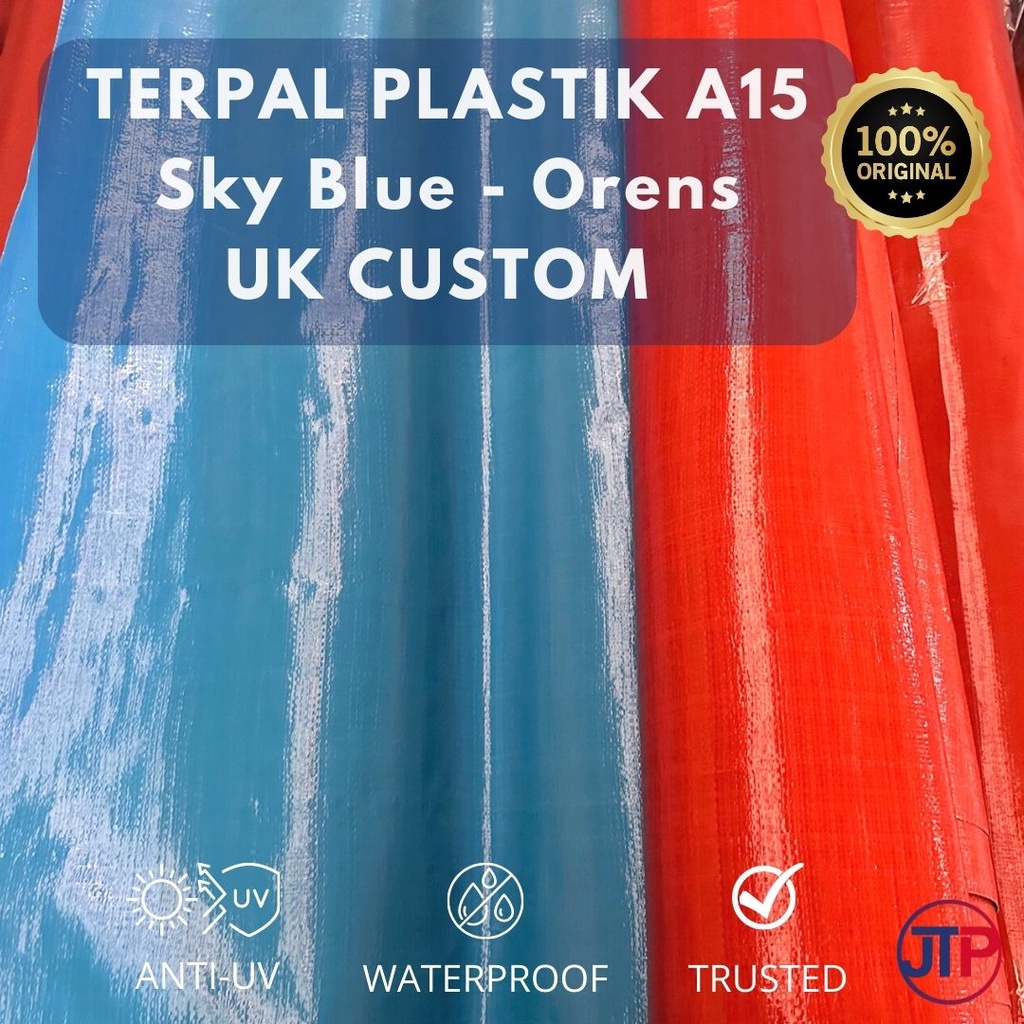 Jual TERPAL PLASTIK KOREA A15 cap "MATAHARI ABADI" SKY BLUE ORENS harga ...