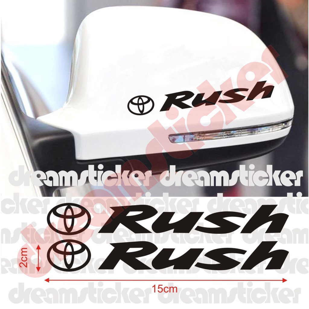 Jual Sticker Stiker Spion Mobil Toyota Rush | Shopee Indonesia